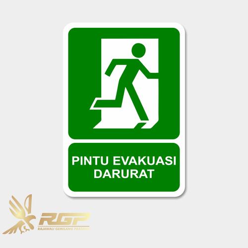 Jual Rambu Jalur Evakuasi Point Allumunium - Alumunium 1.2mm, 40x30cm ...
