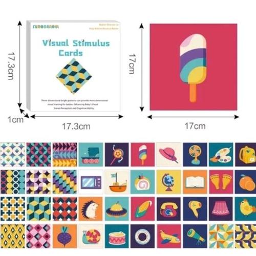Jual Visual Stimulation Flash Cards for Babies - 12-36 bln - Jakarta ...