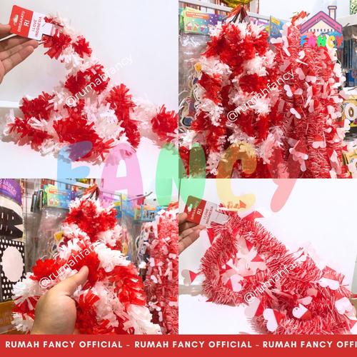 Jual Slinger Merah Putih / Rumbai HUT Kemerdekaan RI Dekorasi Dirgahayu ...