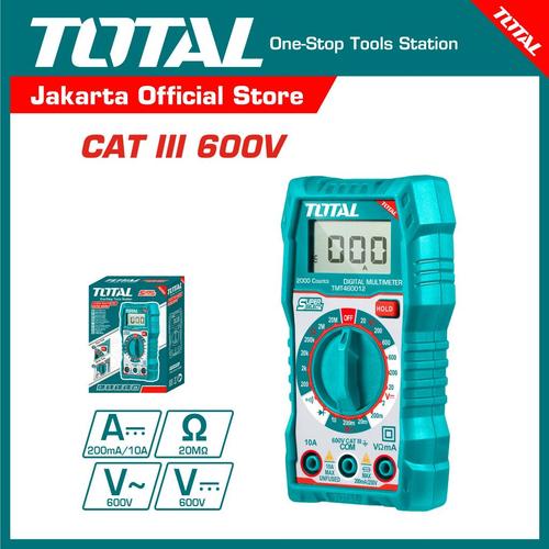 Jual TOTAL Digital multimeter TMT460012 - Alat ukur arus listrik ...