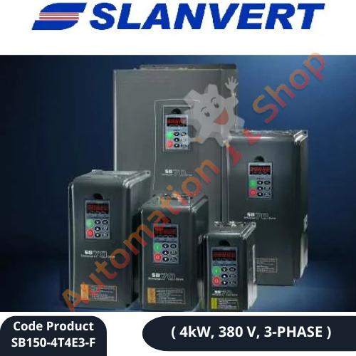 Jual Inverter Slanvert SB150-4T4E3-F ( 4kW, 380 V, 3-PHASE ) - Jakarta Utara - automationshop1 ...