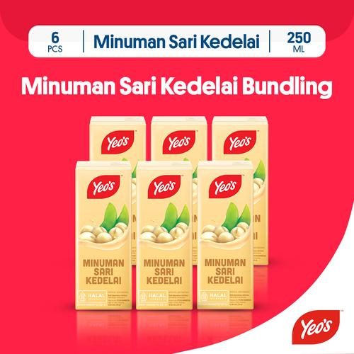 Promo Yeos Minuman Kaleng Sari Kedelai Soya Bean 250ml - 6 Pcs ...