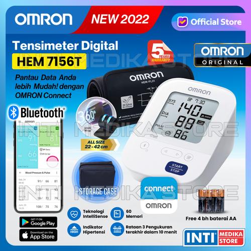 Promo OMRON - Tensimeter Digital 7156 7156T Bluetooth + Manset 360 ...