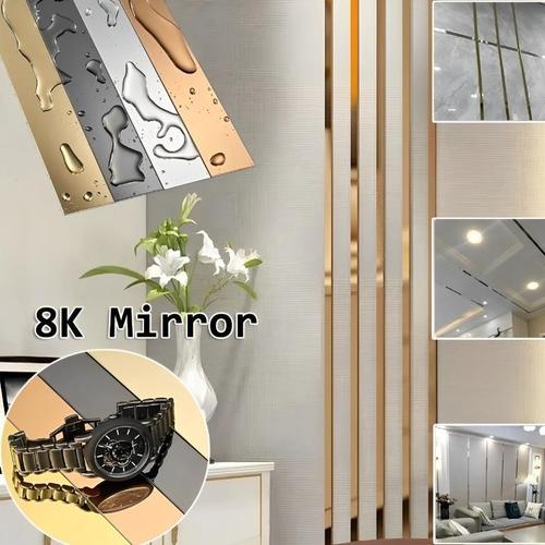 Jual List Plat Strip Mirror Gold Stiker Dekorasi Lantai Keramik ...