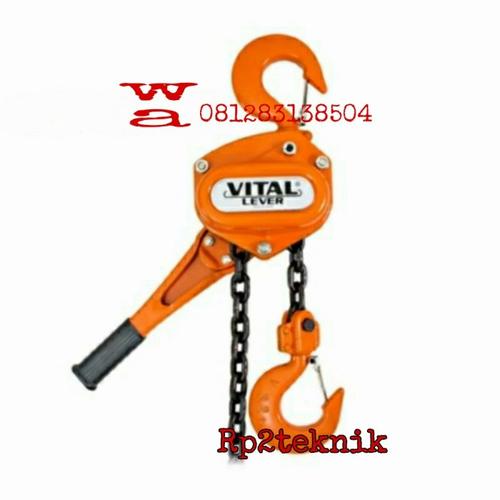 Jual Lever Block VITAL 1,6 Ton x 1.5 meter Chain Block Hoist Standard ...