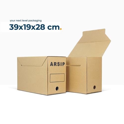 Jual kardus box dus arsip file dokumen kotak karton tebal document ...