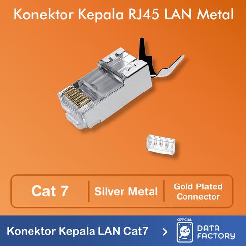 Jual Konektor Connector RJ45 Kepala LAN RJ45 CAT7 FTP STP Outdoor ...