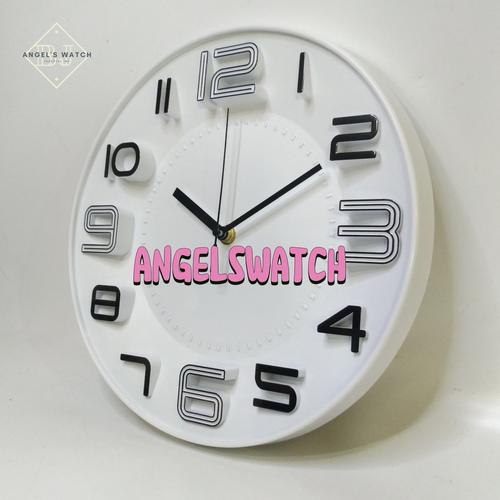 Jual Jam Dinding Minimalis 28 cm - Jakarta Barat - angel's watch ...