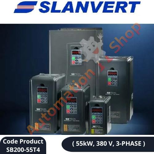 Jual Inverter Slanvert SB200-55T4 ( 55kW, 380 V, 3-PHASE ) - Jakarta ...