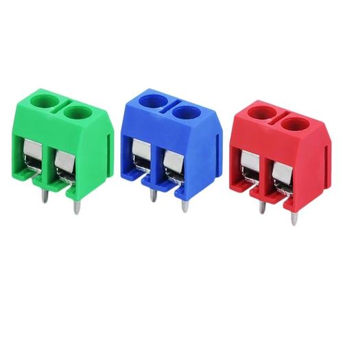 Jual Terminal Block Biru 2pin Screw Connector pitch 5.0mm 250V 16A ...