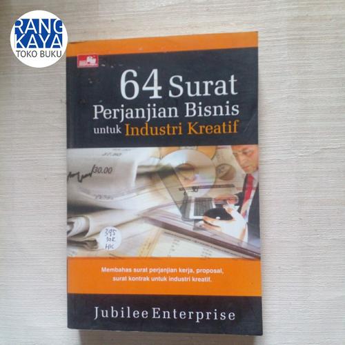 Jual 64 Surat Perjanjian Bisnis untuk Industri Kreatif oleh Jubilee ...