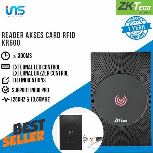 Jual Mesin Reader RFID PROXY 125khz ZKTECO KR600 IP65 Garansi Resmi ...