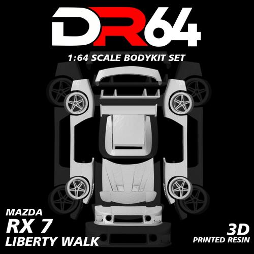Jual Bodykit Hotwheels RX 7 LBWK / Body Kit Custom Mini GT / Inno64 ...