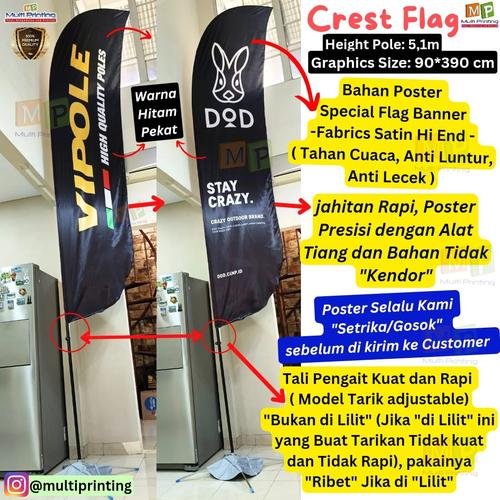 Promo Flag banner + flying banner 5m + flag banner 5m + Beach flag ...