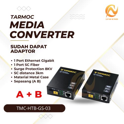 Jual Tarmoc TMC-HTB-GS-03 | Media Converter 1 FO 1 LAN Gigabit | Netlink HTB GS03 Gigabit AB ...