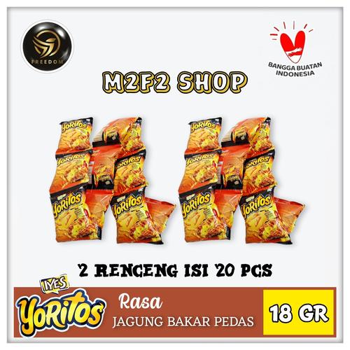 Jual Iyes Snack Yoritos Spicy Roasted Corn Flavour | Camilan Rasa ...