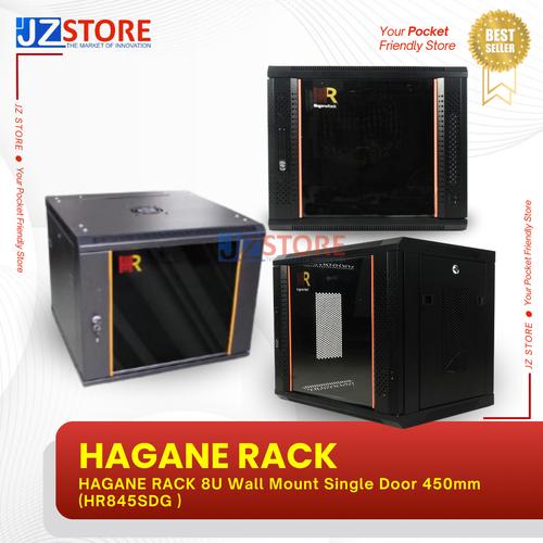 Jual HAGANE RACK 8U Wall Mount Single Door 450mm - Kota Medan - JZTECH ...