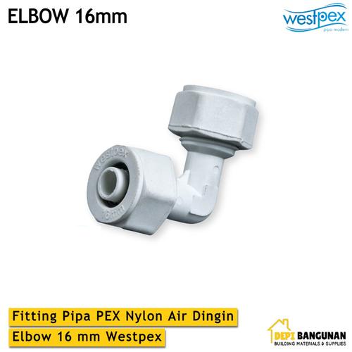 Jual Westpex Nylon Elbow L 16 mm / Fitting Sambungan Pipa Knee Keni ...