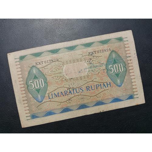 Jual VARIAN BIRU - Uang Kertas Kuno 500 Rupiah Seri Budaya Tahun 1952 (VF) - Kab. Tangerang ...