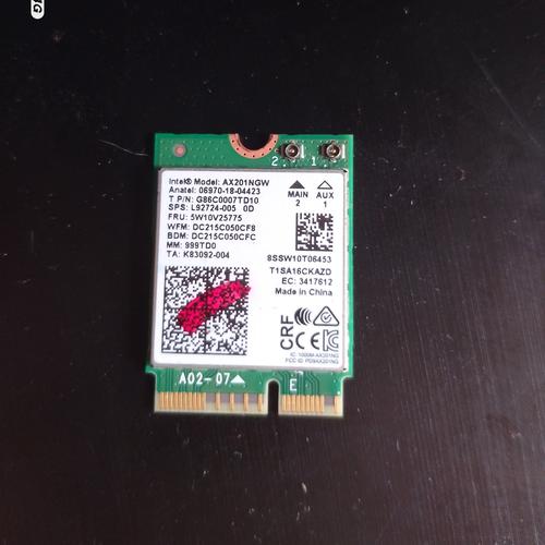 Jual Wifi WLAN Intel Wifi 6 AX201NGW 802.11ax Bluetooth 5.0 Wifi Card M ...