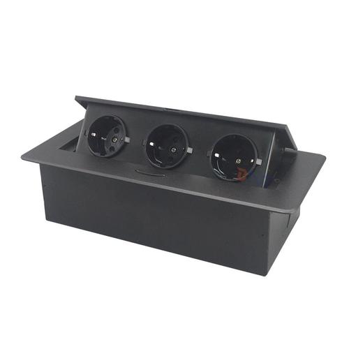 Jual Soft Touch Pop UP System SOCKET Stop Kontak Meja Meeting Tanam 3 ...