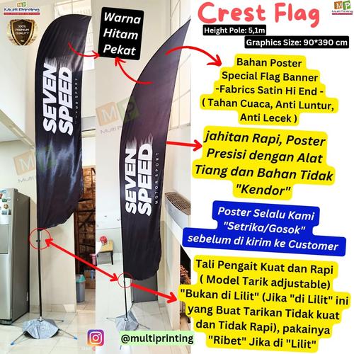 Promo Flying Banner + Flying Banner 5m + Flag Banner 5m + Flag Banner ...