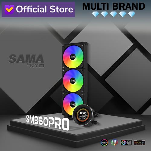 Jual KYO SAMA SM360PRO 2.8" inch ARGB AIO Liquid Cooling LCD DISPLAY ...