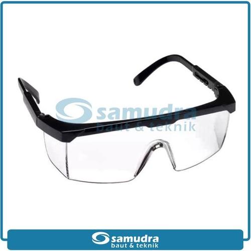 Jual Kacamata Clear Bening Kaca Mata Gerinda Kerja Safety Glasses ...