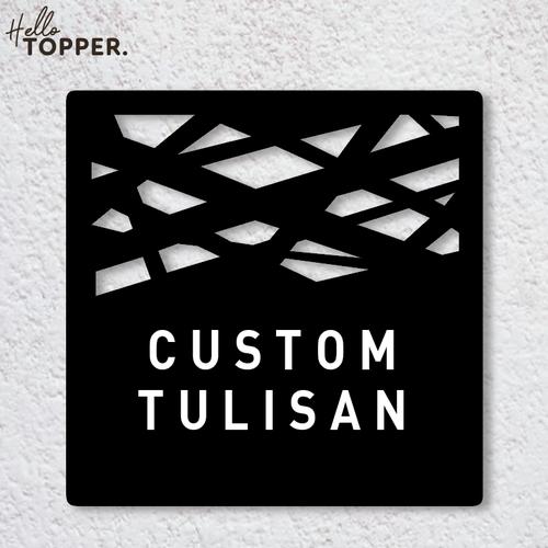 Jual Custom Tulisan Sign Board Acrylic Kotak Motif Akrilik UV Print ...