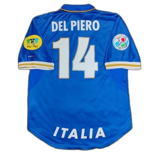 Jual Alessandro Del Piero #14 Italy National Team Home Jersey Euro Cup ...