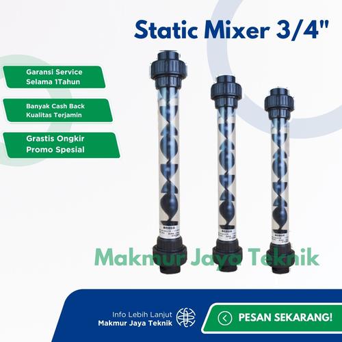 Jual Static Mixer 3/4 inch Static Mixer 3/4" Mixer Ozone 3/4 inch UPVC ...