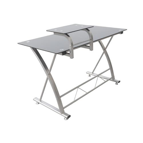 Jual Meja Kantor Hazel Office Table Glass Black Informa X148686 ...