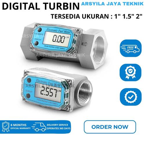 Jual flowmeter solar 1 inch Digital Flow meter solar 1" in Digital ...