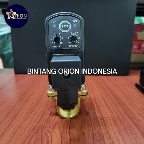 Jual SOLENOID 2 WAY WITH TIMER 1/2 INCH AC 220V NORMALLY CLOSE -220V ...