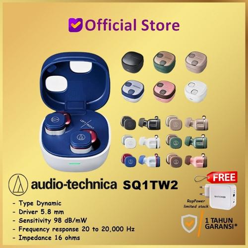 Promo Audio Technica ATH-SQ1TW 2 SQ1TW2 SQ1 TW2 Wireless Earbuds ...