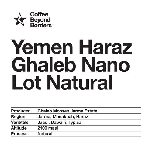 Promo Arabica Green Beans - Yemen Haraz Ghaleb Nano Lot Natural - 1 kg ...