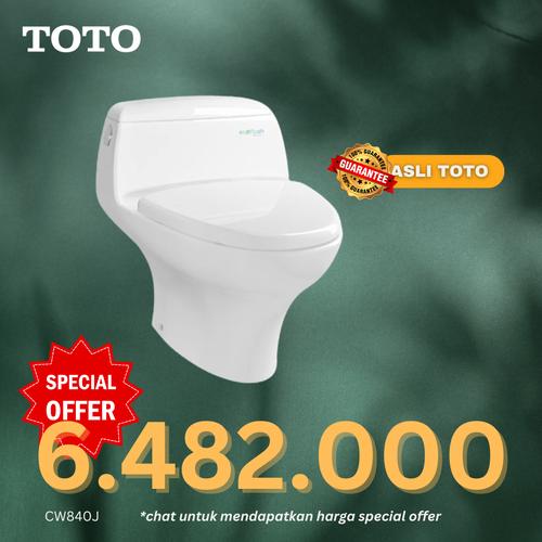 Jual Kloset TOTO CW 840 J / Closet Duduk Monoblok Pelampung Fleksibel ...