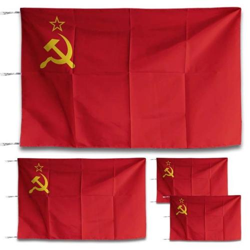 Jual Bendera Negara Uni Soviet Ukuran Kecil - Besar Bahan Satin Peles ...