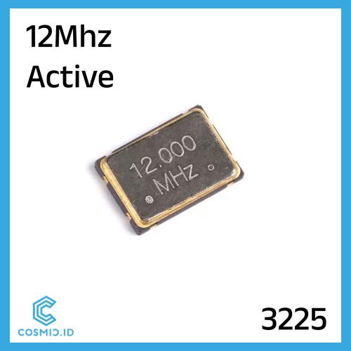 Jual Crystal 12MHz active 4 pin Xtal 12 Mhz aktif 4pin SMD 3225 - Kab. Bandung Barat - cosmic.id ...