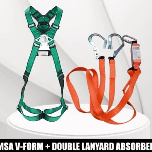 Jual MSA V Form Full Body Harnesa / Safety Belt MSA Original - lanyard ...