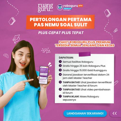 Jual Roboguru Plus Premium - Ruangguru - 3 Tahun - Jakarta Timur ...