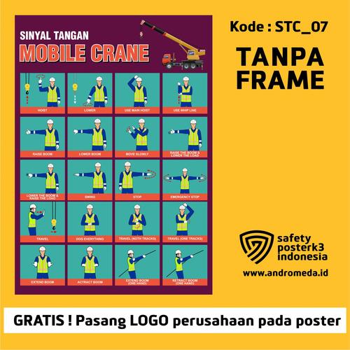 Jual Safety Poster K3 : Sinyal Kode Tangan Mobile Crane Pekerjaan ...