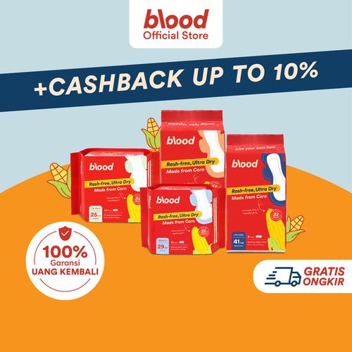 Promo Blood Corn Pads | Bebas gatal & Iritasi | UltraThin - 25cm, 29cm, 33cm - 29cm (12pcs),1 ...