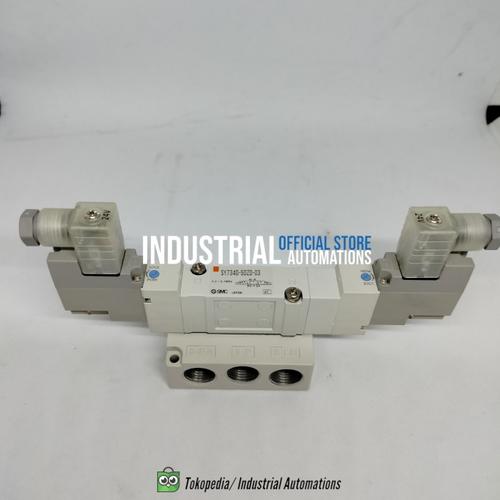 Jual SMC SY7340-5DZ-02 (24V DC) Soll Valve Base Mounted Series SY7000 ...