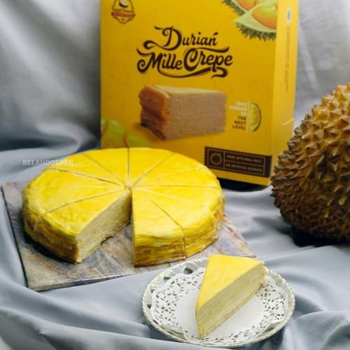 Jual Durian Mille Crepes BELAH DOEREN JAJANAN BANDUNG Durian Mille ...