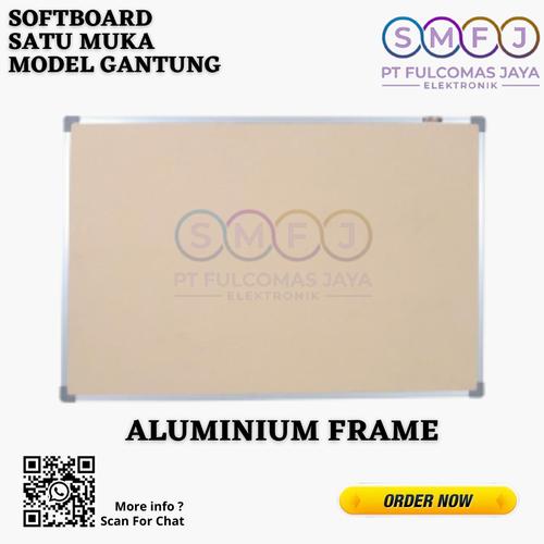 Jual SOFTBOARD CORK BOARD PAPAN MADING MODEL GANTUNG SATU MUKA SAKURA ...