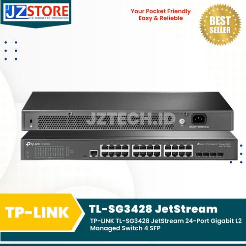 Jual TP-LINK TL-SG3428 JetStream 24-Port Gigabit L2 Managed Switch 4 ...