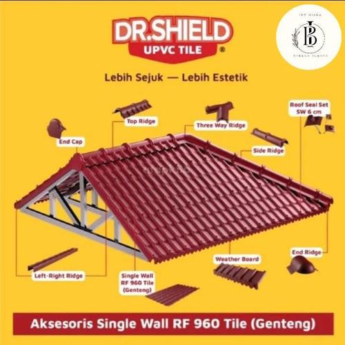 Jual Atap Genteng PVC DR. shield Single wall 960 UPVC Tile - Kab. Bogor ...