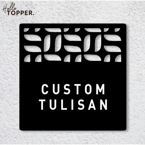 Jual Custom Tulisan Sign Board Acrylic Kotak Motif Akrilik UV Print ...