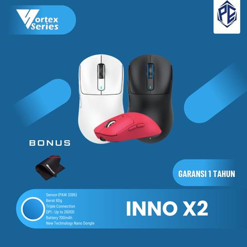 Jual Vortexseries Inno X2 SuperLight Wireless Gaming Mouse - Hitam ...